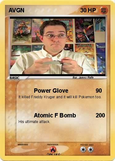 Pokémon AVGN 28 28 - Power Glove - My Pokemon Card