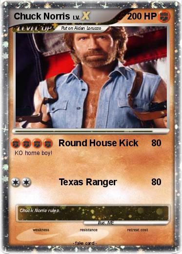 Pokémon Chuck Norris 1406 1406 - Round House Kick - My Pokemon Card