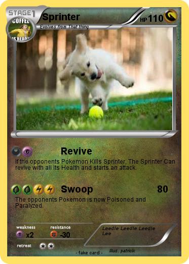 Pokémon Sprinter 11 11 - Revive - My Pokemon Card