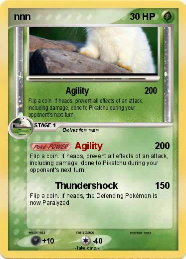 Pokémon nnn 2 2 - Agility - My Pokemon Card