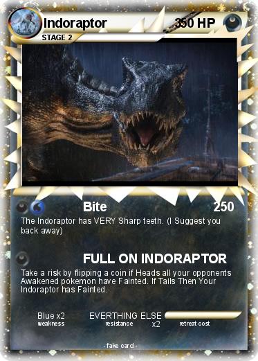 Pokémon Indoraptor 3 2 2 - Bite 250 - My Pokemon Card