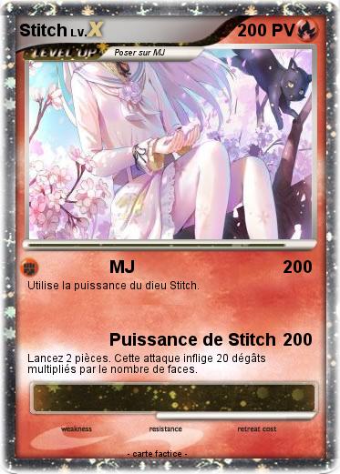 Pokémon Stitch 321 321 - MJ - Ma carte Pokémon