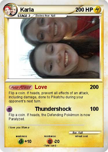 Pokémon Karla 11 11 - Love - My Pokemon Card
