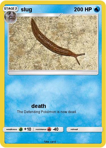 Pokémon slug 119 119 - death - My Pokemon Card