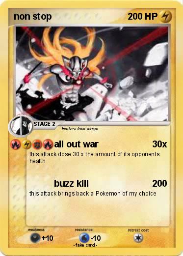 Pokémon non stop 5 5 - all out war - My Pokemon Card
