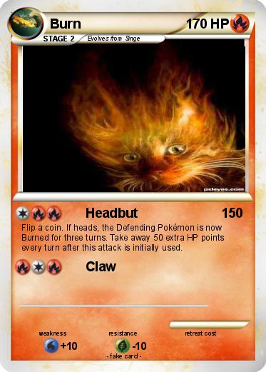 Pokémon Burn 236 236 - Headbut - My Pokemon Card
