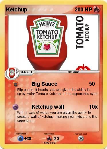 Pokémon Ketchup 146 146 - Big Sauce - My Pokemon Card