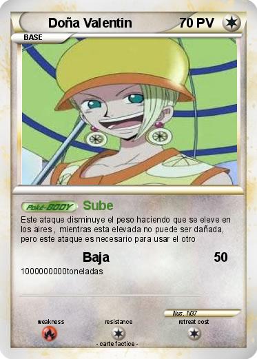 Pokémon Dona Valentin - Sube - Ma carte Pokémon