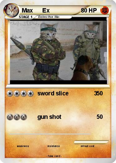 Pokémon Max Ex 20 20 - sword slice 3 - My Pokemon Card