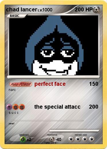 Pokémon chad lancer - perfect face - My Pokemon Card