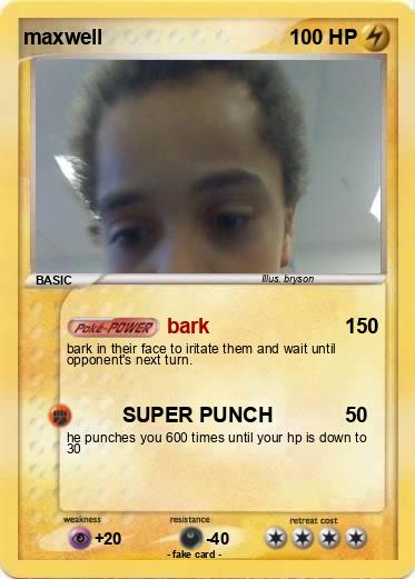 Pokémon maxwell 220 220 - bark - My Pokemon Card