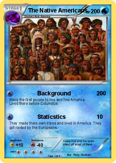 Pokémon The Native Americans - Background - My Pokemon Card