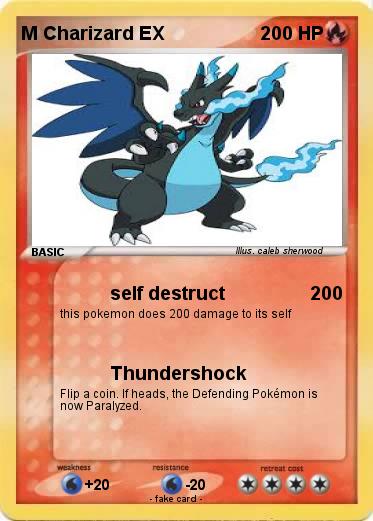 Pokémon M Charizard EX 817 817 - self destruct - My Pokemon Card