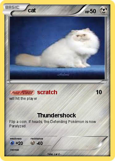 Pokémon cat 2993 2993 - scratch - My Pokemon Card