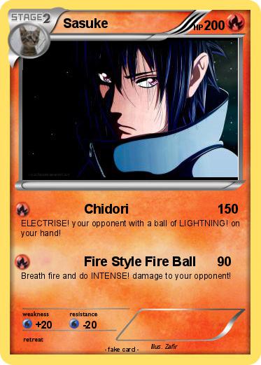 Pokémon Sasuke 4684 4684 - Chidori - My Pokemon Card
