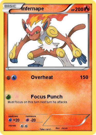 Pokémon Infernape 1780 1780 - Overheat - My Pokemon Card