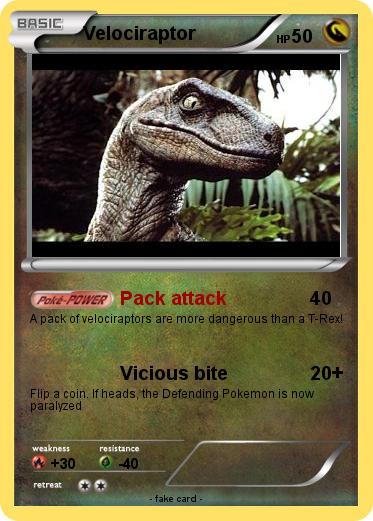 Pokémon Velociraptor 343 343 - Pack attack - My Pokemon Card