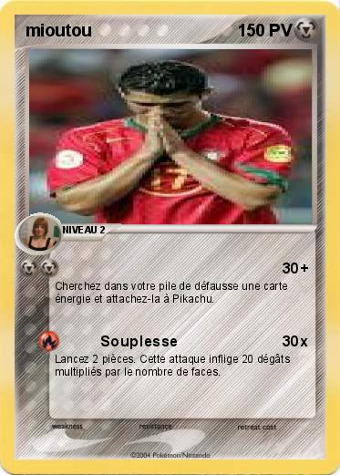 Pokémon mioutou 6 6 - Souplesse - Ma carte Pokémon