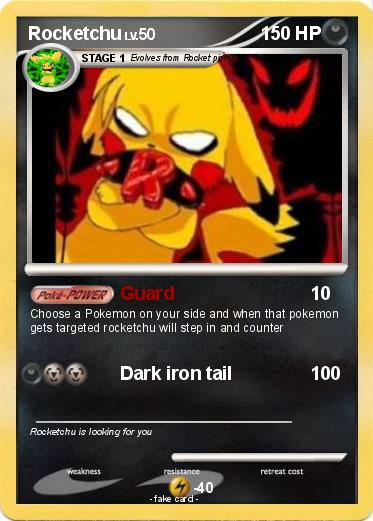 Pokémon Rocketchu 24 24 - Guard - My Pokemon Card