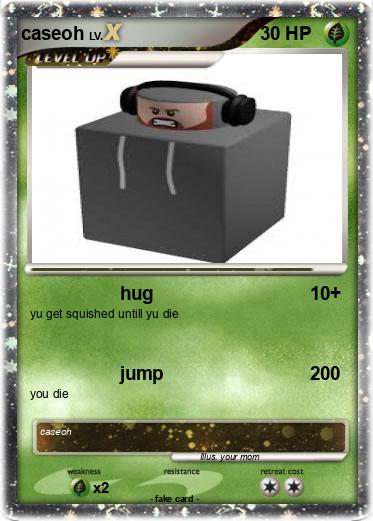 Pokémon caseoh 99 99 - hug - My Pokemon Card