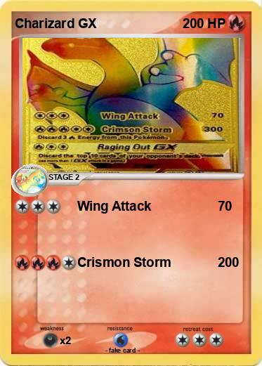 Pokémon Charizard GX 108 108 - Wing Attack - My Pokemon Card