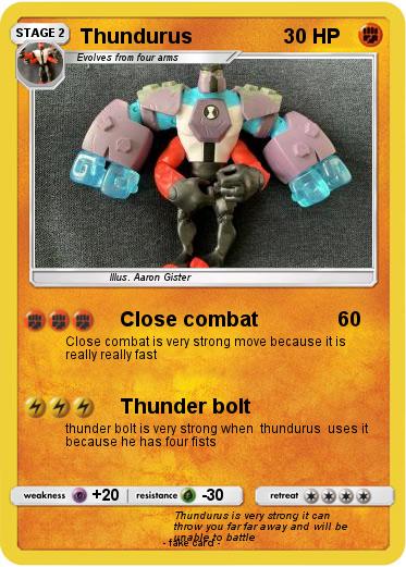 Pokémon Thundurus 352 352 - Close combat - My Pokemon Card
