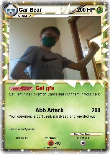 Pokémon Gar Bear 1 1 - Get gfs - My Pokemon Card