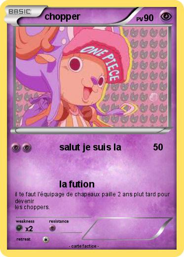 Pokémon chopper 413 413 - salut je suis la - Ma carte Pokémon