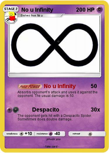 Pokémon No u Infinity - No u Infinity - My Pokemon Card