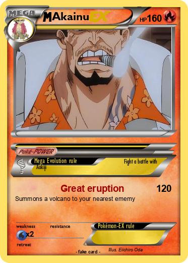 Pokémon Akainu 80 80 - Great eruption - My Pokemon Card