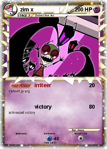 Pokémon zim x - irriteer - My Pokemon Card