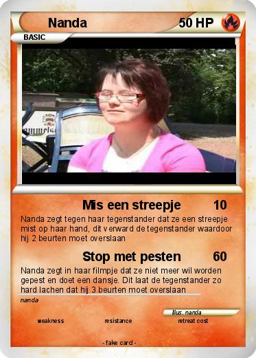 Pokémon Nanda 8 8 - Mis een streepje - My Pokemon Card
