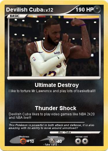Pokémon Devilish Cuba 1 1 - Ultimate Destroy - My Pokemon Card