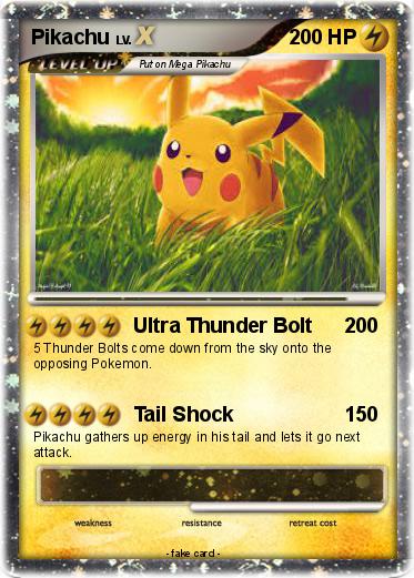 Pokémon Pikachu 11745 11745 - Ultra Thunder Bolt - My Pokemon Card