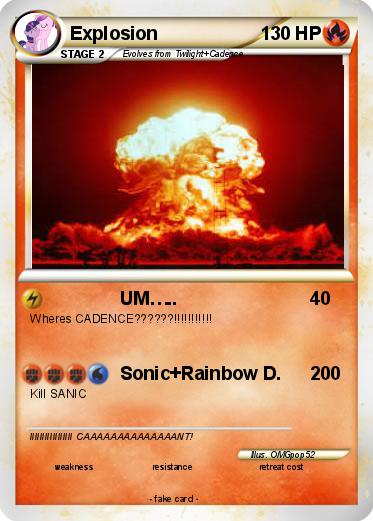 Pokémon Explosion 285 285 - UM….. - My Pokemon Card