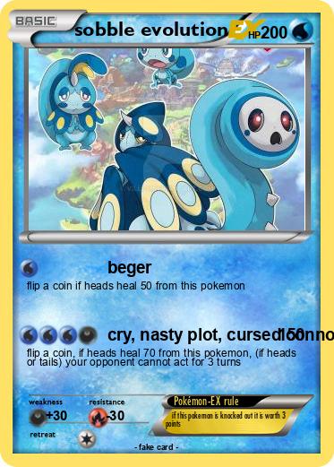 Pokémon sobble evolution - beger - My Pokemon Card