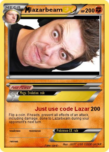 Pokémon lazarbeam 52 52 - Just use code Lazar - My Pokemon Card