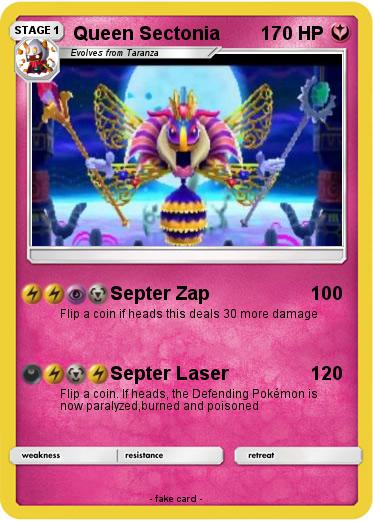 Pokémon Queen Sectonia 9 9 - Septer Zap - My Pokemon Card