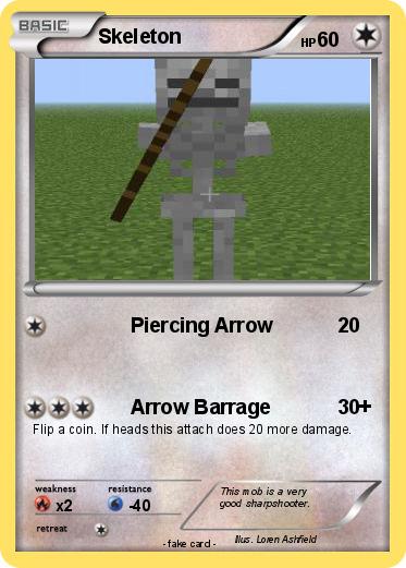 Pokémon Skeleton 450 450 - Piercing Arrow - My Pokemon Card