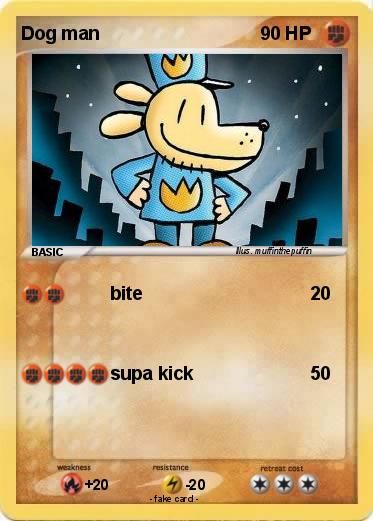 Pokémon Dog man 93 93 - bite - My Pokemon Card