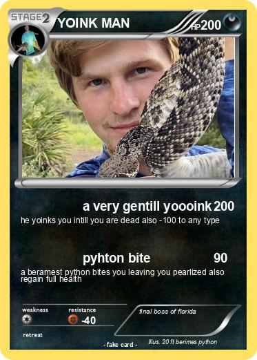 Pokémon YOINK MAN - a very gentill yoooink - My Pokemon Card