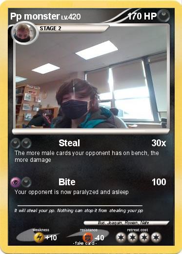 Pokémon Pp monster - Steal - My Pokemon Card