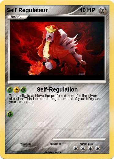 Pokémon Redtei Zone - Self-Regulation - My Pokemon Card