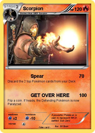 Pokémon Scorpion 983 983 - Spear - My Pokemon Card