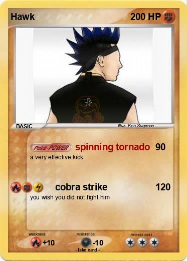 Pokémon Hawk 147 147 - spinning tornado - My Pokemon Card