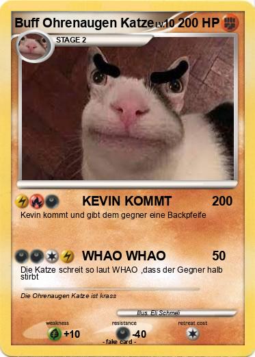 Pokémon Buff Ohrenaugen Katze - KEVIN KOMMT - My Pokemon Card