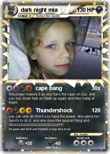 Pokémon dark night mia - cape bang - My Pokemon Card