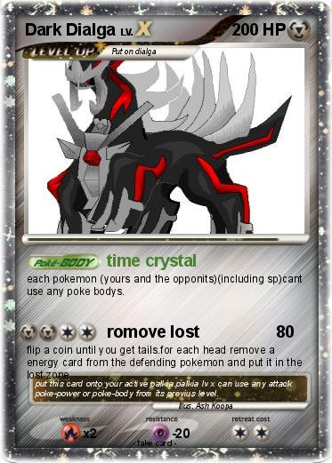 Pokémon Dark Dialga 111rJ7 - time crystal - My Pokemon Card