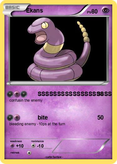 Pokémon Ekans 144 144 - SSSSSSSSSSSSSSSSSSS - Ma carte Pokémon