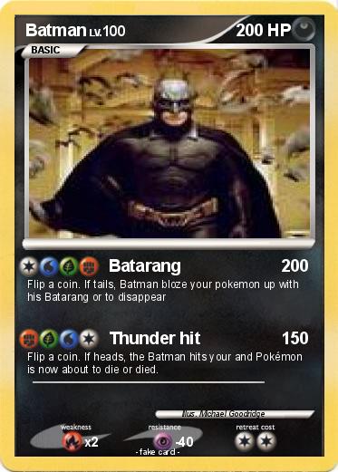 Pokémon Batman 699 699 - Batarang - My Pokemon Card